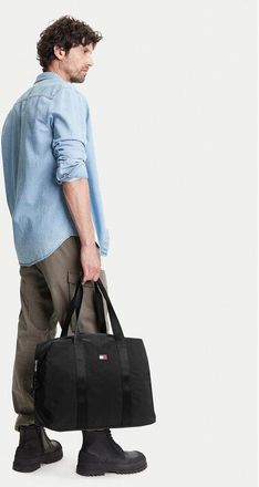 Tommy Jeans Wochenendtasche Tjm Urban Duffle AM0AM13399 Schwarz