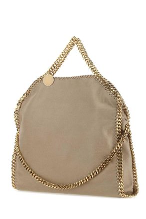 Stella McCartney Womens Cappuccino Shaggy Deer Falabella Fold Over Handbag 9300 Borse A Mano Bag