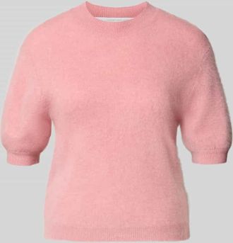 Herzensangelegenheit Strickpullover aus Kaschmir-Woll-Mix mit 1/2-Arm