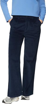 QS by s.Oliver Cordhose mit Straight Leg und Bundfalten