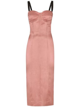 Dolce & Gabbana robe à encolure coeur - Rose