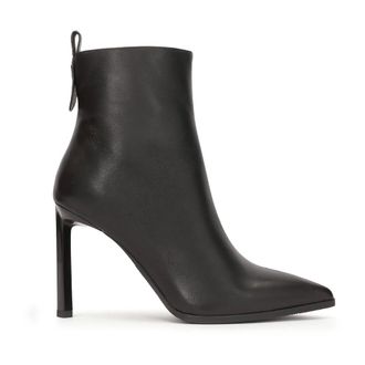 Kazar Femme, Chaussures, Noir, Taille: 39 EU Bottines noires en cuir avec un talon fin