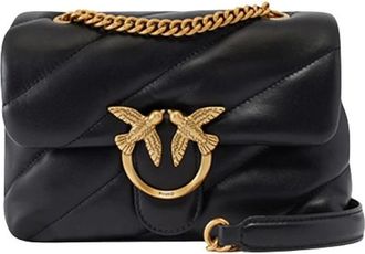 Pinko Pinko, Femme, Sacs, Noir, Taille: ONE Size Love Mini Puff