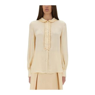Valentino Garavani Damen, Blusen & Hemden, Gelb, SGr&ouml;&szlig;e
