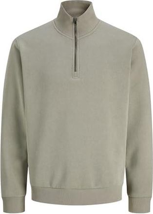 Jack & Jones Jack & Jones Jjeemil Knit Half Zip Noos, Vetiver, XL pour Homme