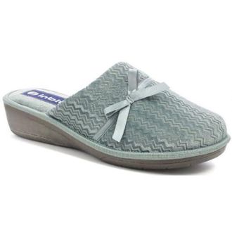 Inblu Chaussons dhiver femme avec noeud et coin art. dc-22 gris taille 40