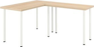 IKEA LAGKAPTEN / LINNMON Schreibtisch L-f&ouml;rmig