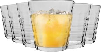 Duralex Prisme -Trinkgläser - 275ml Trinkgläser Für Wasser, Saft - Klar - Pack Von 12