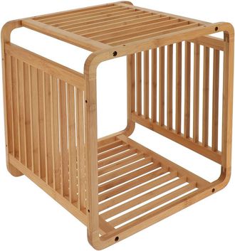 Tendance Clever stapelbarer Bambusw&uuml;rfel - Nat&uuml;rlich - Badezimmer - Kleinm&ouml;bel