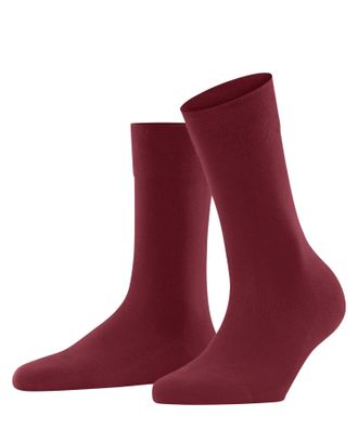 Falke Damen Socken Sensitive London W So Baumwolle mit Komfortbund 1 Paar, Rot Scarlet 8228, 39-42