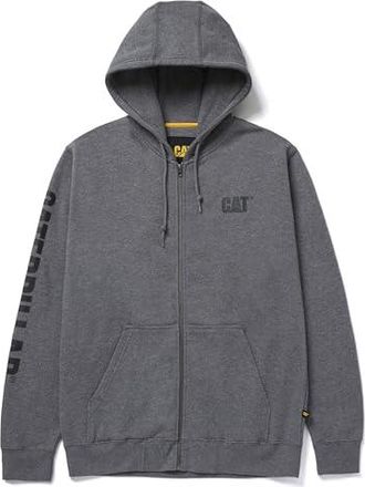 CAT Caterpillar sweat à capuche homme - Gris - Large