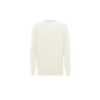 Malo Cashmere Strickware - - Knitwear - Herren - Wei&szlig; - L