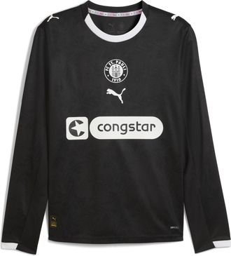 Puma FC St. Pauli 25/26 Langarm-Ausweichtrikot Herren, Accessoires, Schwarz, 3XL