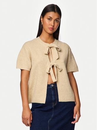 Pieces Strickjacke 17156681 Beige Regular Fit