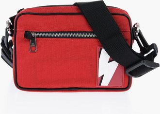 Neil Barrett Nylon Bum Bag with Embossed Logo Patch Gr&ouml;&szlig;e Unica