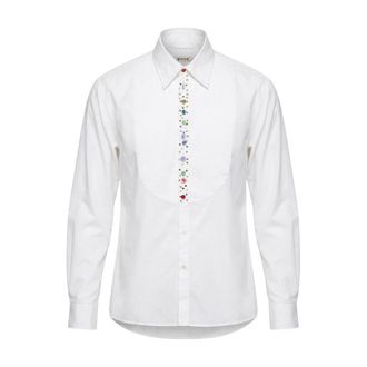 Bode Chemise de smoking &agrave; boutons - Homme - Chemises - Multicolore - Taille: L