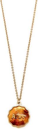 Maison Kitsun&eacute; Collier pendentif &agrave; logo