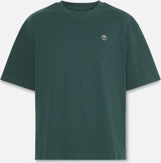 Timberland Dunstan River Kurzarm-T-Shirt f&uuml;r Herren in Dunkelgr&uuml;n, Herren, Gr&uuml;n, Gr&ouml;&szlig;e