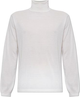 Lisa Yang Pull Col Roul&eacute; Quentin en Cachemire - Homme - Pulls - Beige - Taille: L