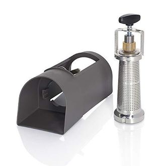 Bosch Accessoire de presse-fruits MUZ45FV2 pour hachoir à viande, pressage de fruits et légumes, compatible avec MUM 4, série 4 et 2, noir