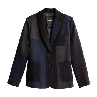 Desigual Femme, Vestes, Bleu, Taille: 42 FR AME Margi Blazer