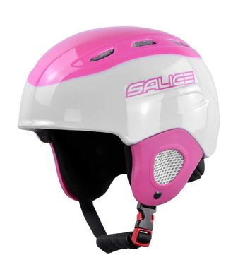 Salice Kinder Skihelm Junior Fuchsia Gr&ouml;&szlig;e 48-56 mit Roller, Unisex
