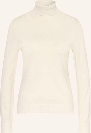 Comma Comma Rollkragenpullover Mit Glitzergarn weiss