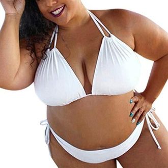 Generic Maillot de bain short bas pour femme maillot de bain grande taille maillot de bain rembourr&eacute; taille solide bikini tankini taille 48 maillot de bain fe