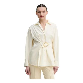 Isabelle Blanche Entspannte Baumwollbluse - - Blouses & Shirts - Damen - Beige - M