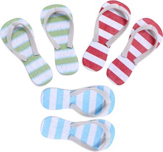 Generic Miniatur-Strandsandalen | Realistisches Sandalen-Set | Puppenzubeh&ouml;r, Ideal Zum Dekorieren Von Mehrstufigen Tabletts In Der Fotografie | Kleine Sommer