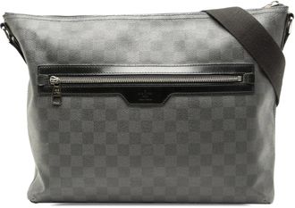 Louis Vuitton Hobo Bags - Damier Graphite Mick MM - Gr. unisize - in Schwarz - für Damen