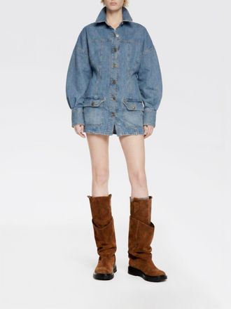 The Attico Robe THE ATTICO Femme couleur Denim