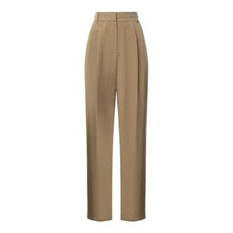 Magda Butrym Straight Hosen - - Trousers - Damen - Beige - 2XS