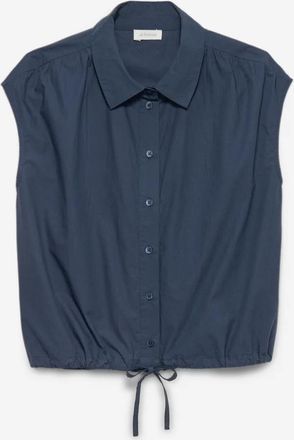 Alchemist Damen vegan Bluse Flora Navy
