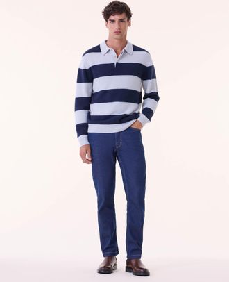 Kujten Pull cachemire rayé homme - Polo Roy Rayure