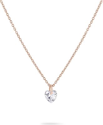 Tamaris Filigrane Halskette mit Herzanhänger TJ-0364-N-45 IP Roségold