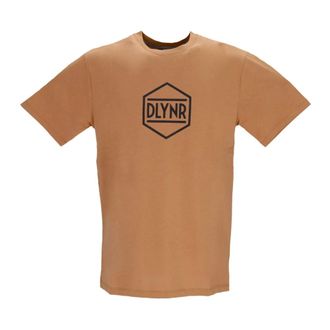 Dolly Noire Homme, Tops, Brun, Taille: M Logo Tee Khaki T-shirt &agrave; Manches Courtes