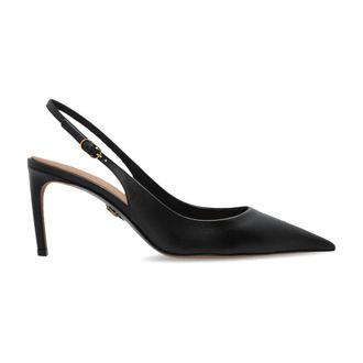 Dolce & Gabbana Leder Slingback-Pumps - - Shoes - Damen - Schwarzk - 37 EU
