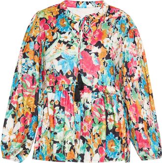 Usha Bluse Frauen mehrfarbig rosa