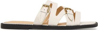 Guess Pantoletten FLJGRY LEA03 Wei&szlig;