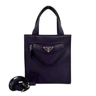 Prada Sac cabas vintage Pre-owned - Femme - Pre-owned - Violet - Taille: ONE Size