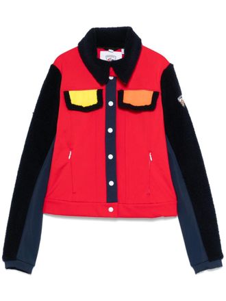 Rossignol x JCC Jacke in Colour-Block-Optik - Rot