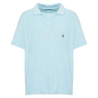 Ralph Lauren Homme, Tops, Bleu, Taille: XL Polo en Coton