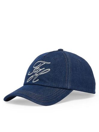 Tommy Hilfiger Cap Th Script Denim AM0AM14551 Dunkelblau