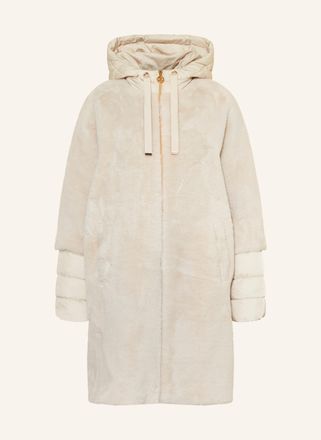 s.Oliver Black Label S.Oliver Black Label Kunstfell-Mantel beige