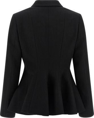 Fendi Grain de Poudre Blazer - Black