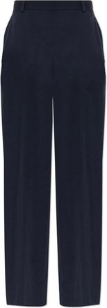 Stella McCartney Femme, Pantalons, Bleu, Taille: 38 FR Pantalon en laine