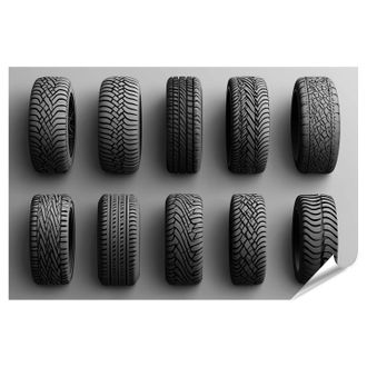 Islandburner XXL Bild Poster Verschiedene Reifenmuster Sammlung Premium Bilder Fotodruck