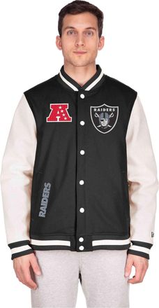 New Era Las Vegas Raiders NFL 2023 Sideline Black White Jacke - S