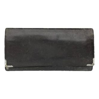 Dior Pre-owned Leather Wallet - Femme - Pre-owned - Gris - Taille: ONE Size